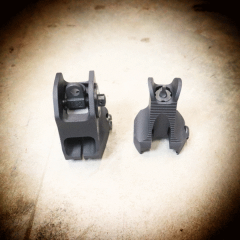 DANIEL DEFENSE AR-15 IRON SIGHT SET (ROCK & LOCK®) | american resistance